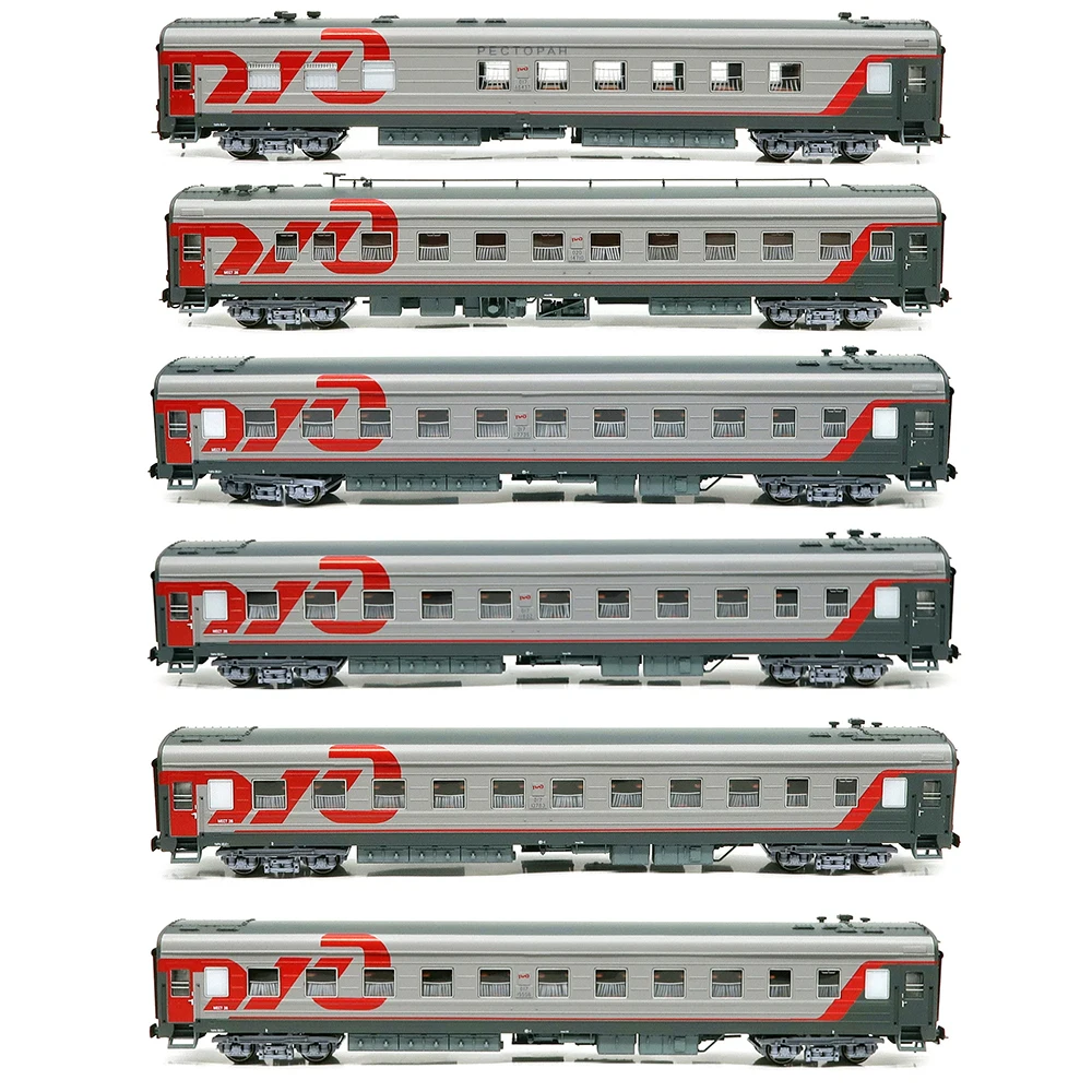 HO-1-87-Train-Model-Russian-International-Train-RZD-Sleeping-Car-Dining ...