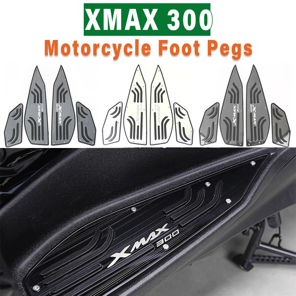 For-Yamaha-XMAX300-2023-Accessories-Motorcycle-Pedal-Footrest-Footpads ...