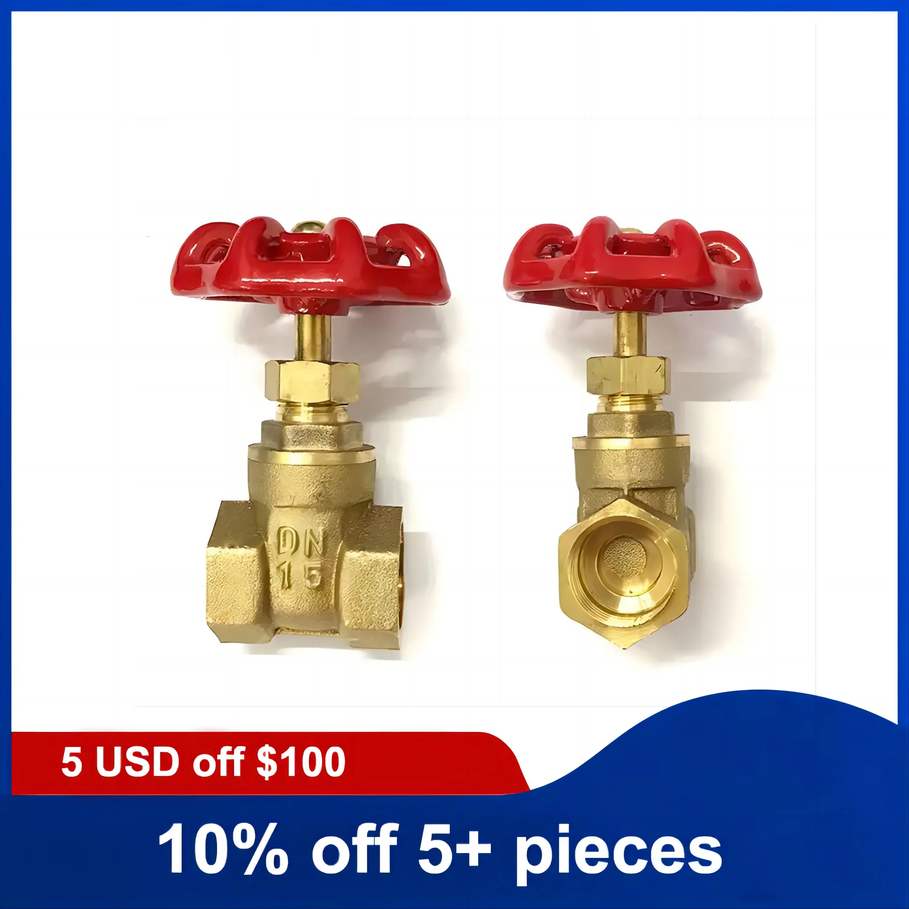 2-1-2inch-Brass-Manual-Gate-Valves-Two-Way-Female-Thread-Gate-Valve ...