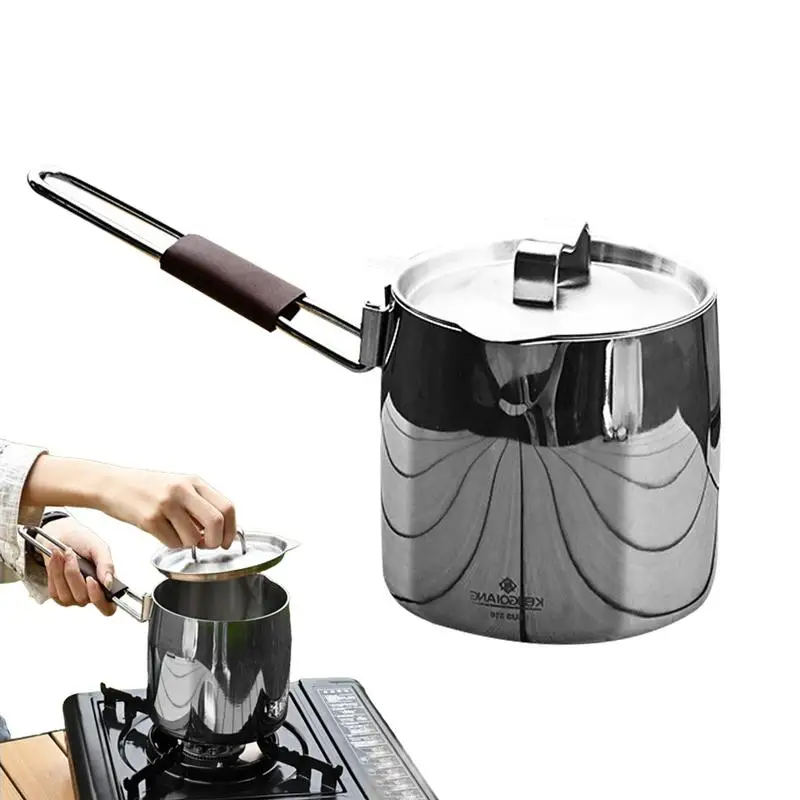 Camping-Cooking-Pot-572ML-Heavy-Bottom-Saucier-Pot-Cookware-Induction ...