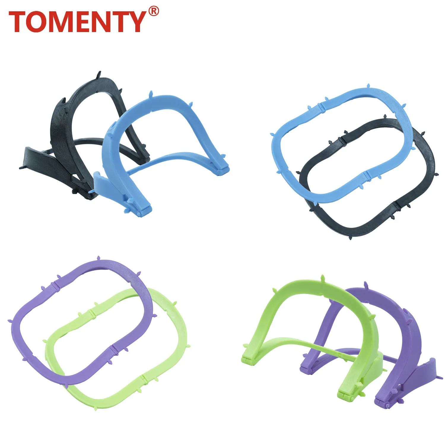 1pc-TOMENTY-Dental-Foldable-Frame-Plastic-Rubber-Dam-Sheets-Holder-Oral ...