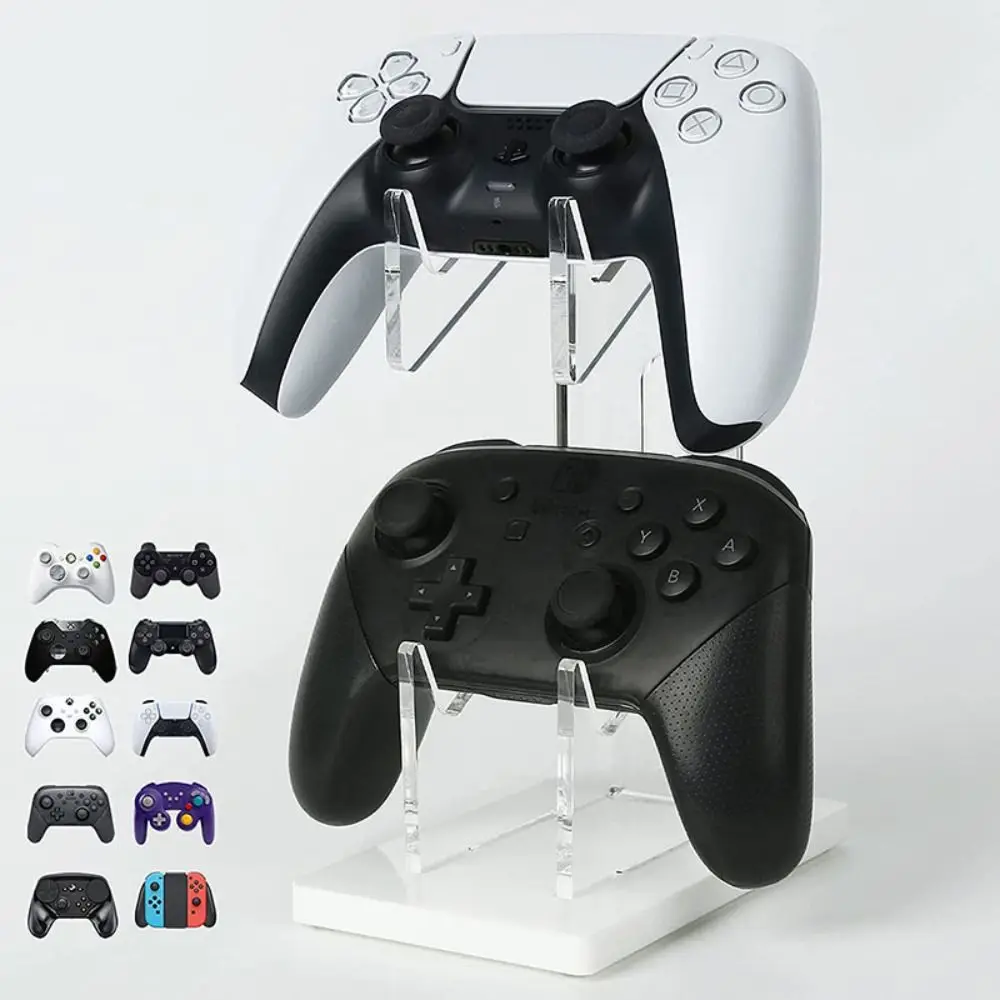 Acrylic-2-Layer-Controller-Holder-Universal-Stable-Game-Handle-Display ...