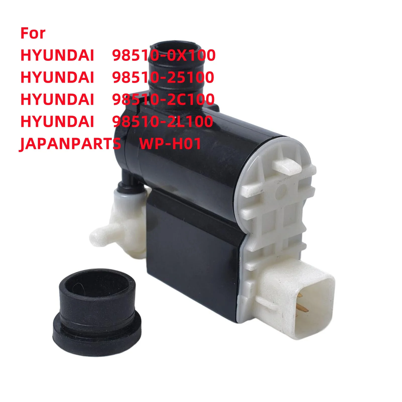 For Hyundai I10/I30/Ix20 Tucson Double Twin Outlet Windscreen Washer ...