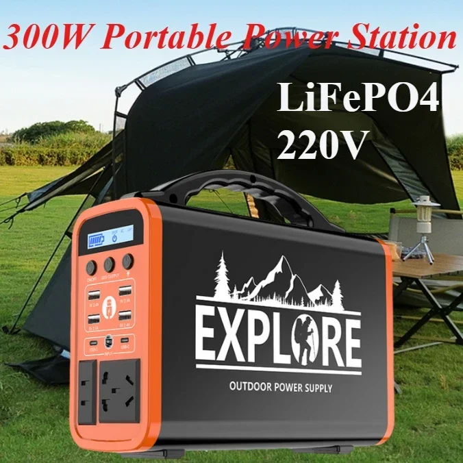400W-Portable-Power-Station-360WhSolar-Generator-220V-LiFePO4-battery ...