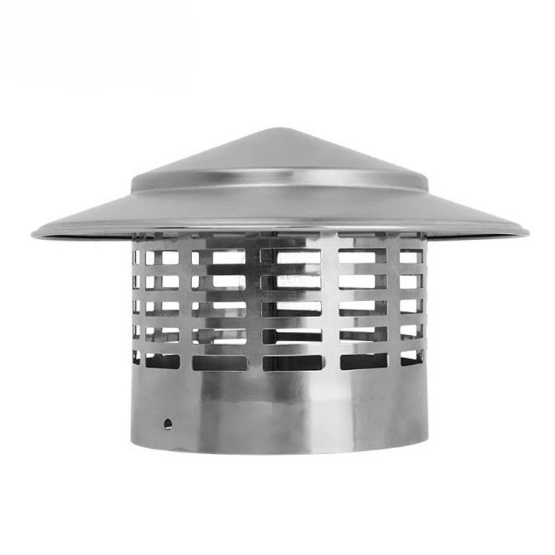 75-200mm Stainless Steel Chimney Cap with Screen for Stovepipe Finial ...