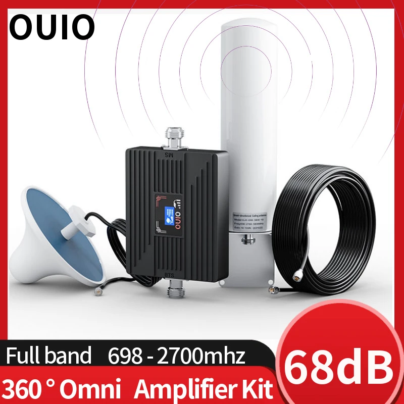 OUIO gsm900 network amplifier phone enhancer 2600 mobile phone network ...