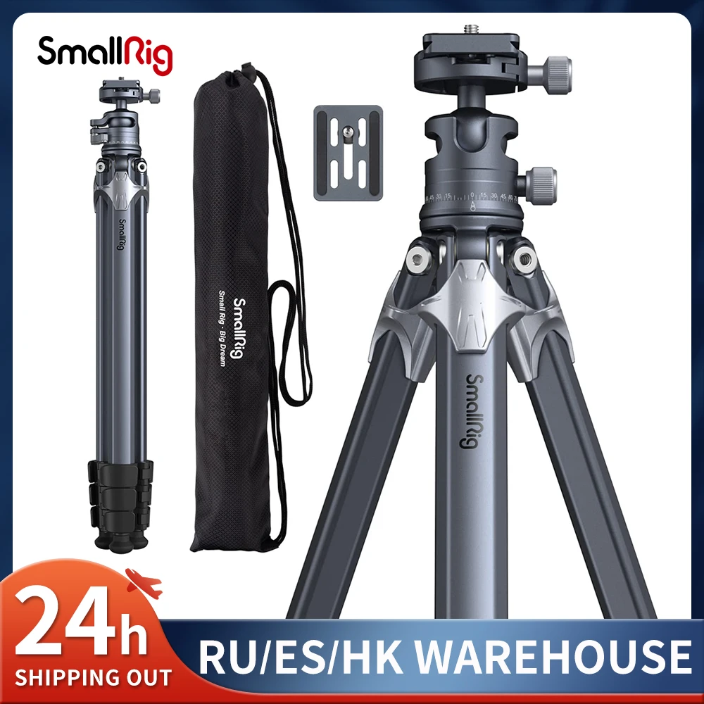 Trip-de-viagem-leve-SmallRig-com-estrutura-compacta-360-Ball-Head-Quick ...