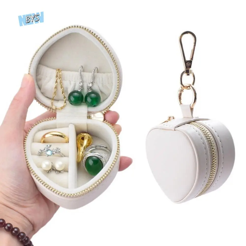 Mini Jewelry Box Keychain Jewelry Display Earring Organizer Portable ...