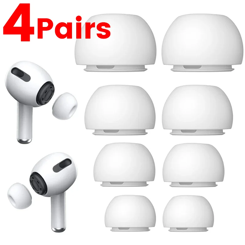 Soft Silicone Ear Tips for Airpods Pro 1/2 Protective Earbuds Cover ...