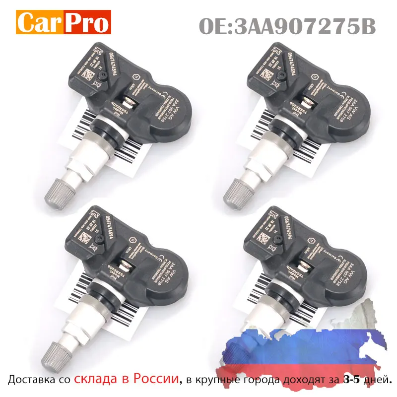 3AA907275B Tire Pressure Sensor TPMS for Volkswagen Passat B6 2010-2015 ...
