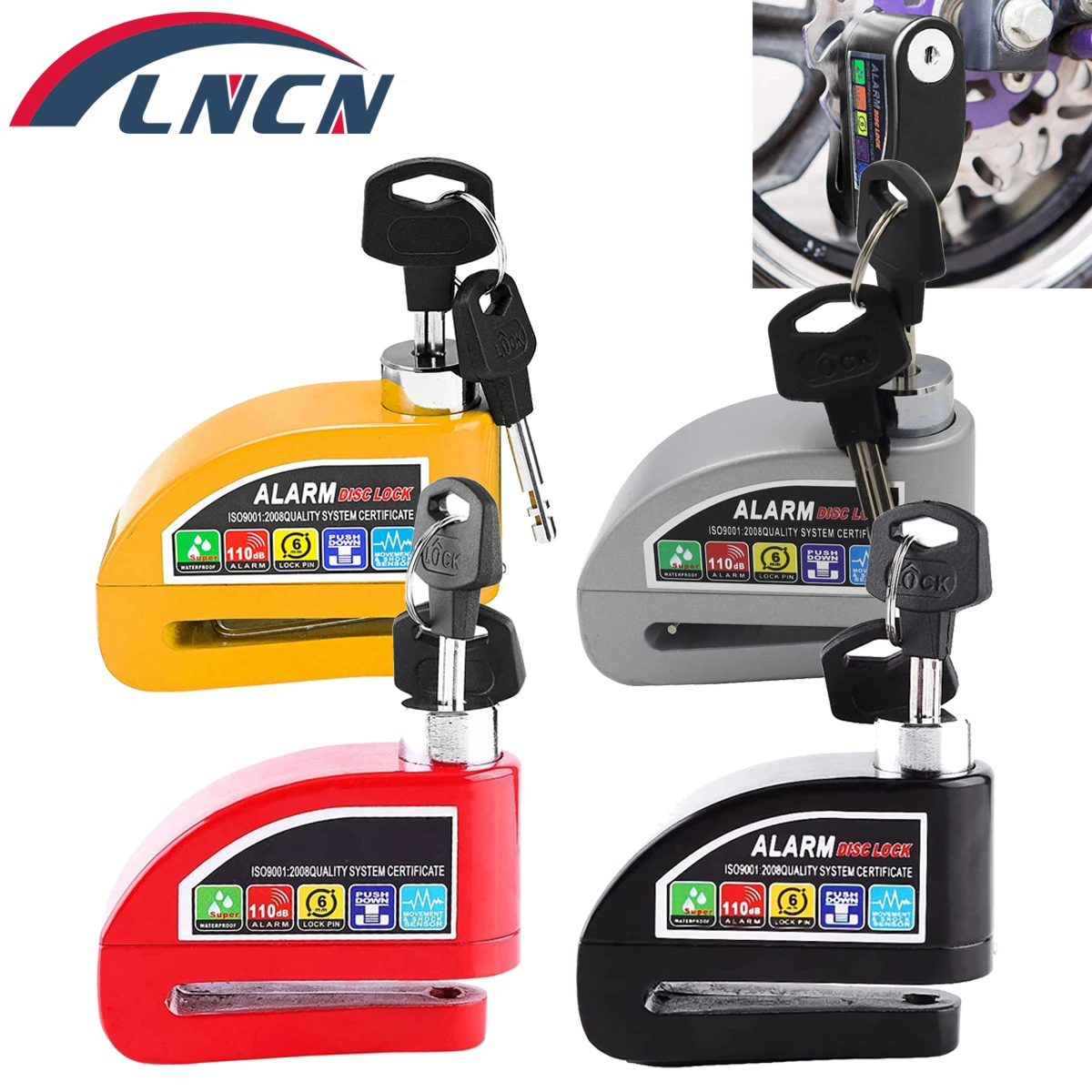 Motorcycle-Bicycle-Lock-Alarm-Safety-Protection-Padlock-Disc-Aluminum ...