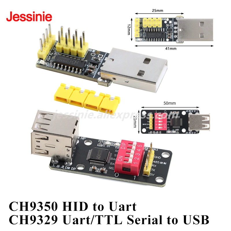 CH9329 UART/TTL Serial Port to USB HID Device Keyboard Mouse CH9350 HID ...