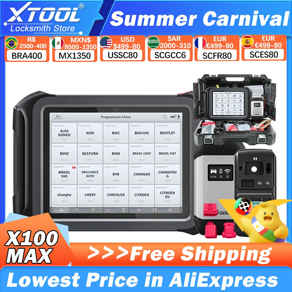 2024-XTOOL-X100MAX-Key-Programmer-ECU-Programming-Tool-All-System ...