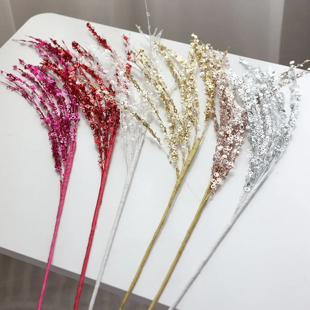 Glitter Twig Ornaments Branches For Christmas Tree Wedding Christmas ...