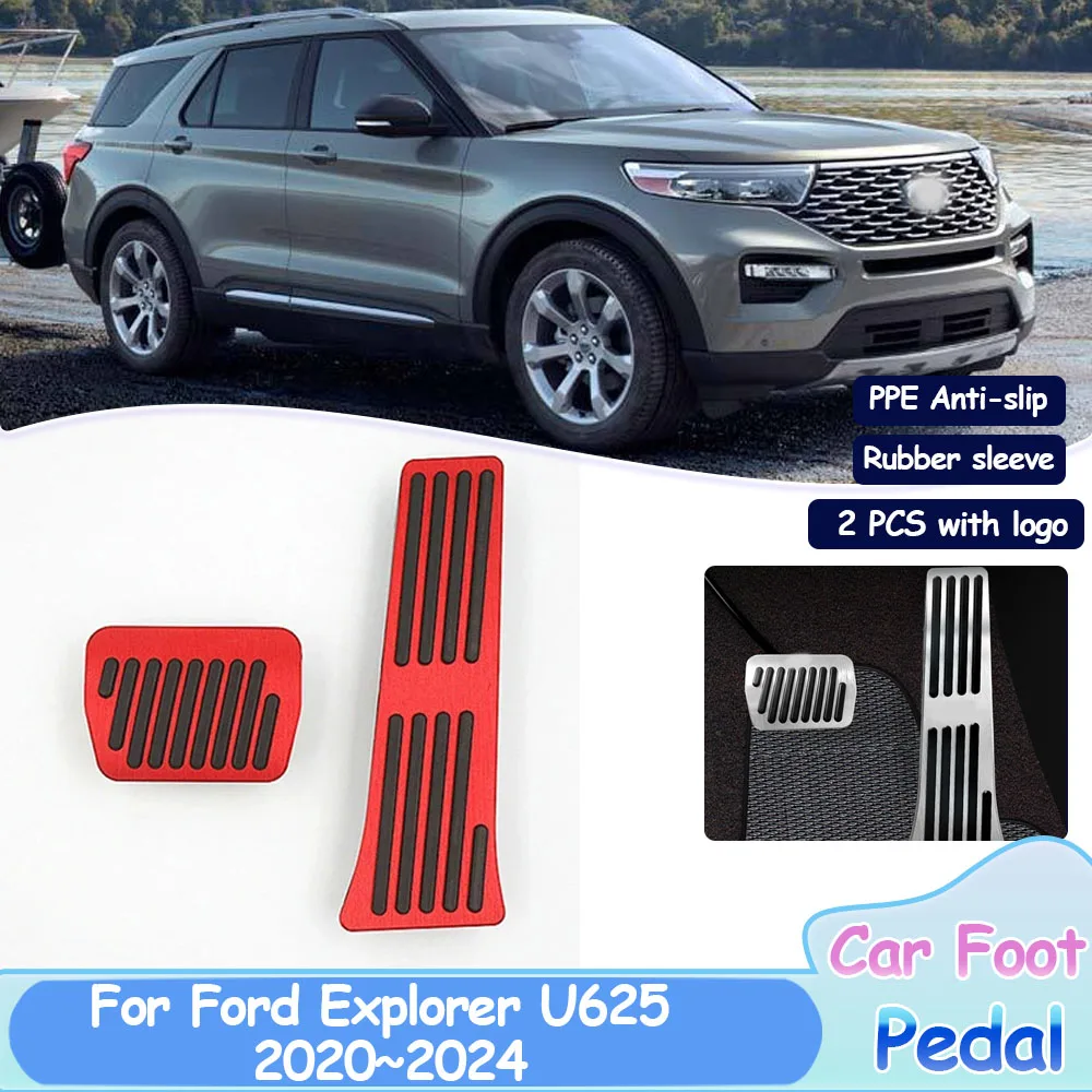 Car Foot Pedals For Ford Explorer U625 2020~2024 2021 2022 Styling Non ...