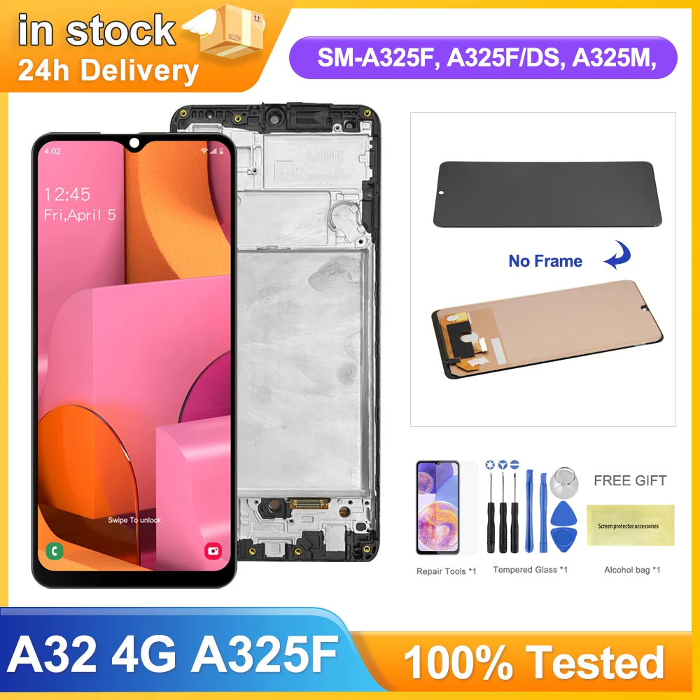 A32 Display Screen for Samsung Galaxy A32 A325 A325F A325F/DS Lcd ...