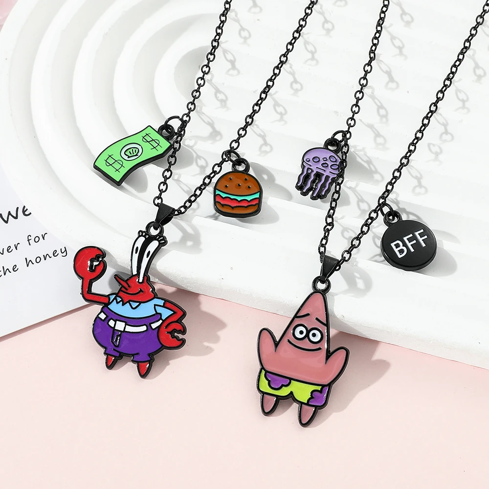 SpongeBob-SquarePants-Necklace-Keychain-Accessories-Captain-Eugene-H ...