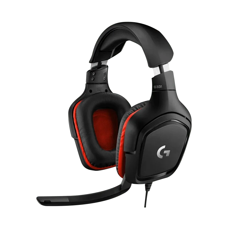 Logicool G ゲーミングヘッドセット 有線 G331 2.1ch ステレオ 3.5mm 軽量 ノイズキャンセリング 単一性 フリック式マイク PS5 PS4 P - ゲーム用機器