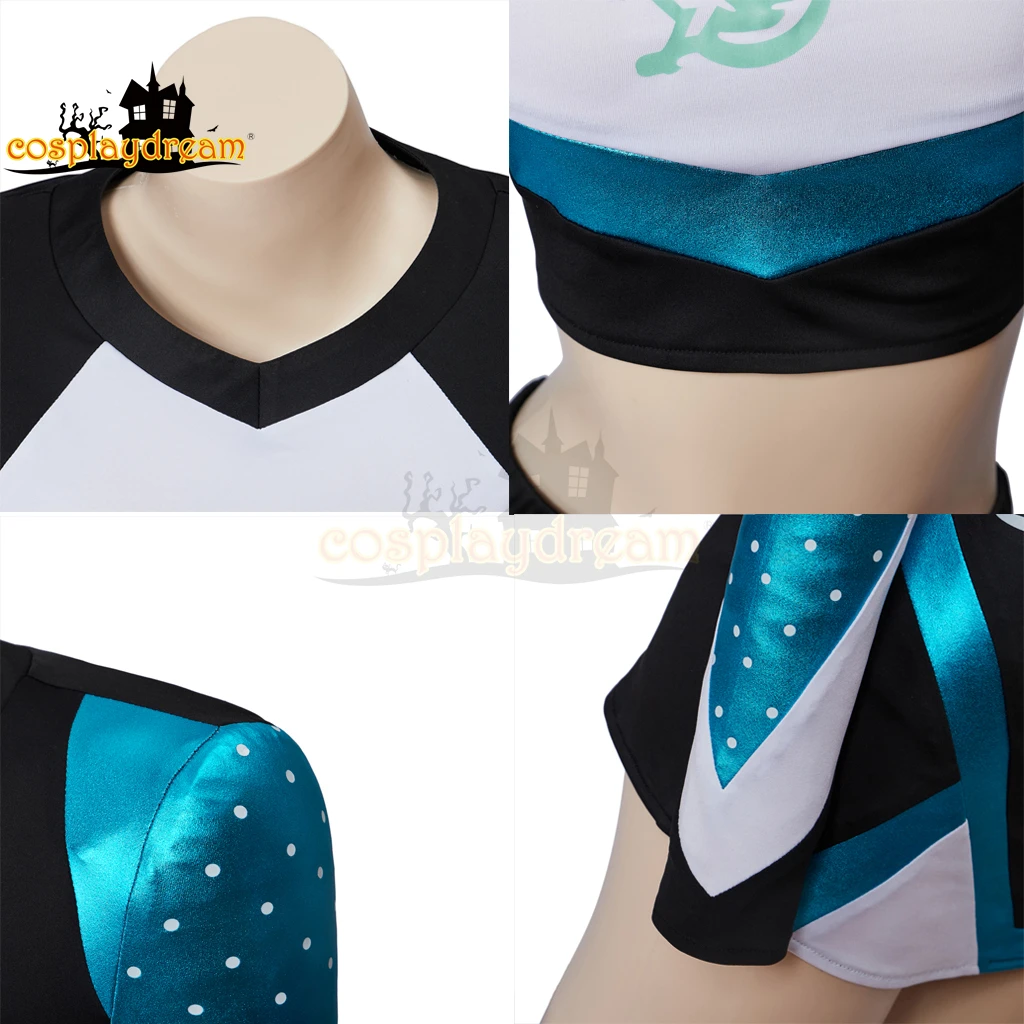 Euphoria Cheerleader Uniform Maddy Cosplay Costume Outfit