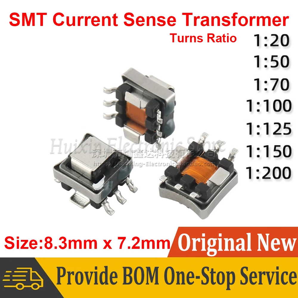 2Pcs SMD SMT 15A High Current Sense Sensor Transformer EE5.0 Current ...