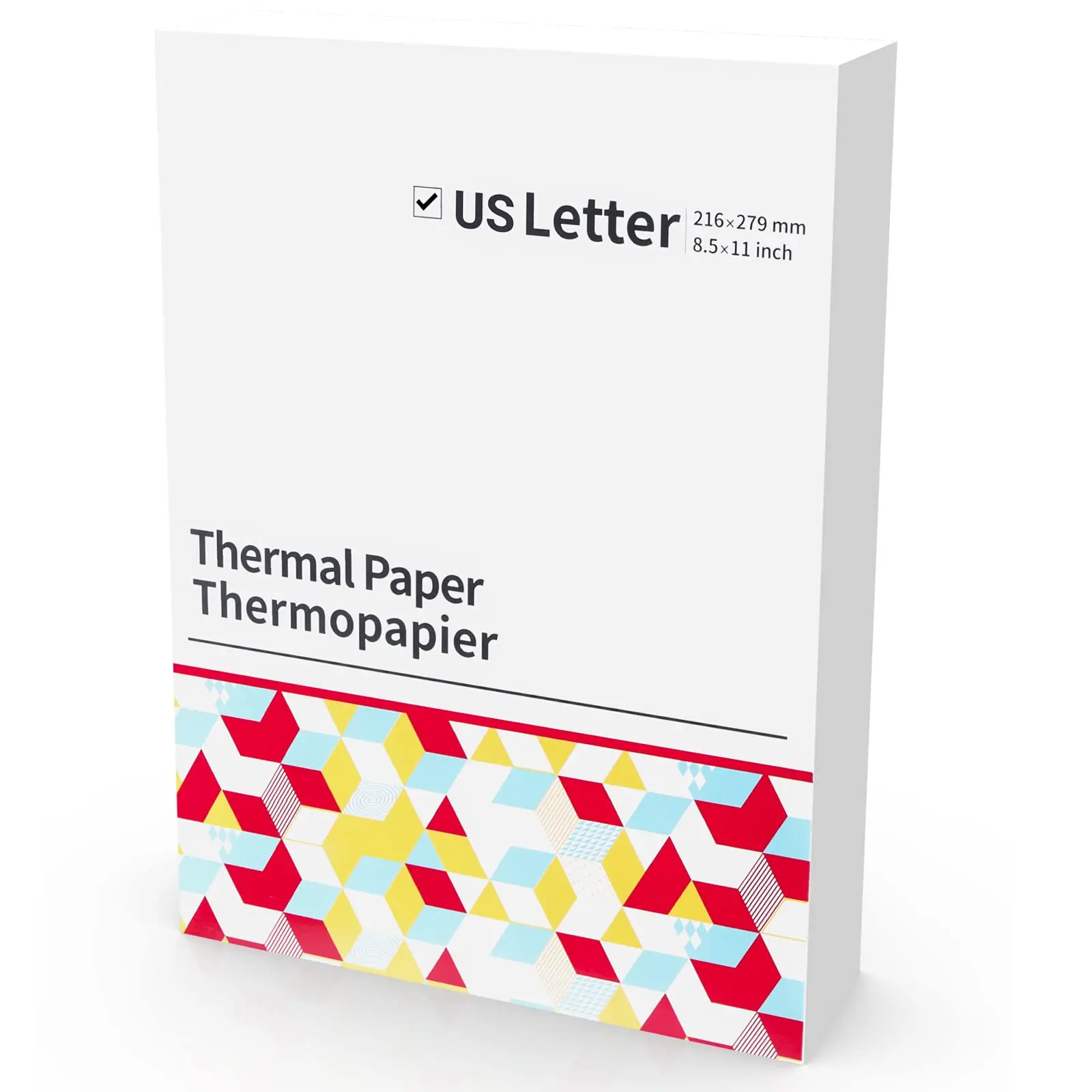US-Letter-Size-Paper-8-5x11-Thermal-Printer-Paper-Multipurpose-White-Paper-Compatible-M08F-MT800 ...