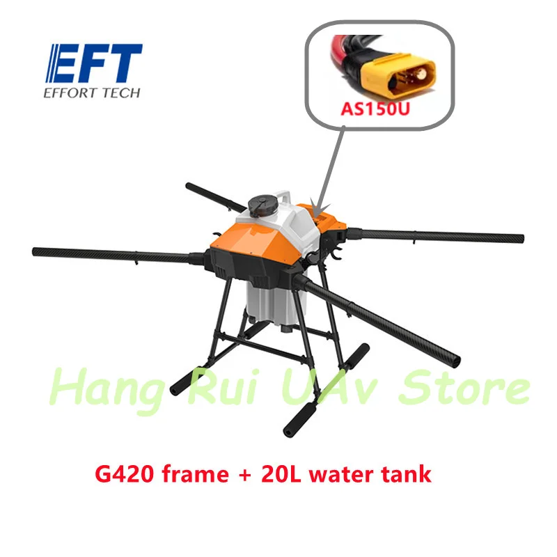 EFT-G610-G616-G410-Agricultural-Spray-Drone-Rack-Spraying-Field ...
