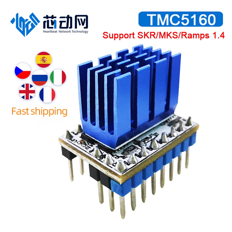 TMC5160 Stepper Motor Driver Module StepStick Ultra-Quiet 3D Printer Parts For SKR Motherboard