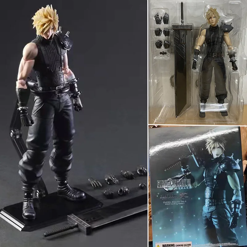 Anime-PLAY-ARTS-Final-Fantasy-VII-Cloud-Strife-Edition-2-PVC-Action ...