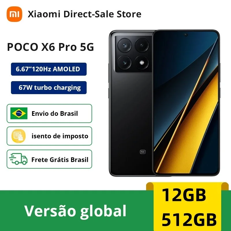 POCO-X6-Pro-5G-Global-Version-12GB-512GB-MTK-Dimensity-8300-Ultra-120Hz ...