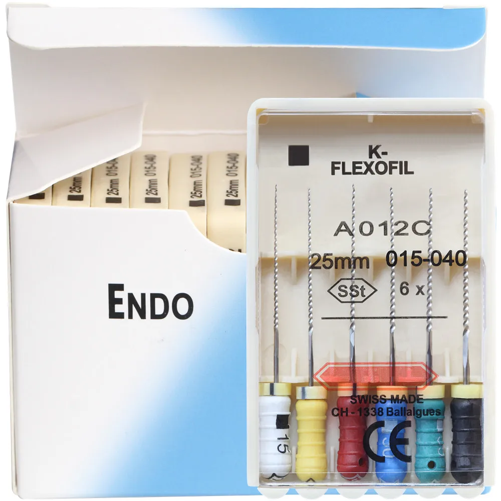 10-Packs-Dental-K-FLEXOFILE-File-21-25-31mm-Flexibility-SSt-Endo-Root ...