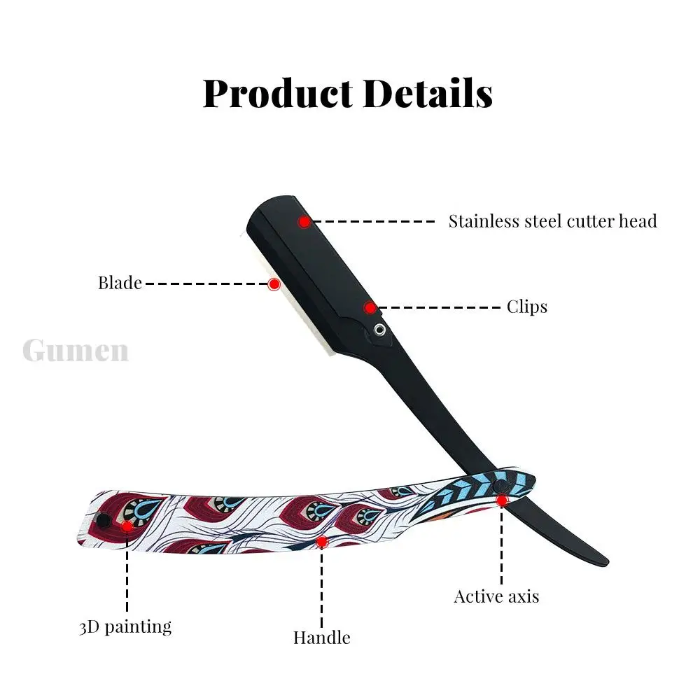 Straight Edge Razor Drawing