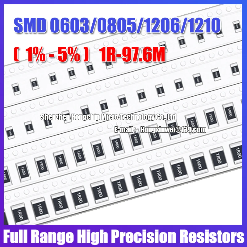 Высокоточные резисторы CMOSECB 0805 SMD 1% 100 шт. | AliExpress