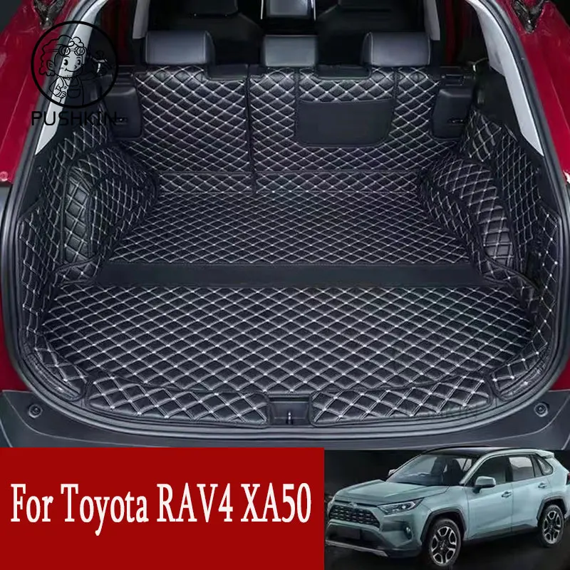 Leather-Car-Trunk-Mat-For-Toyota-RAV4-XA50-2019-2020-2021-2022-2023-RAV ...
