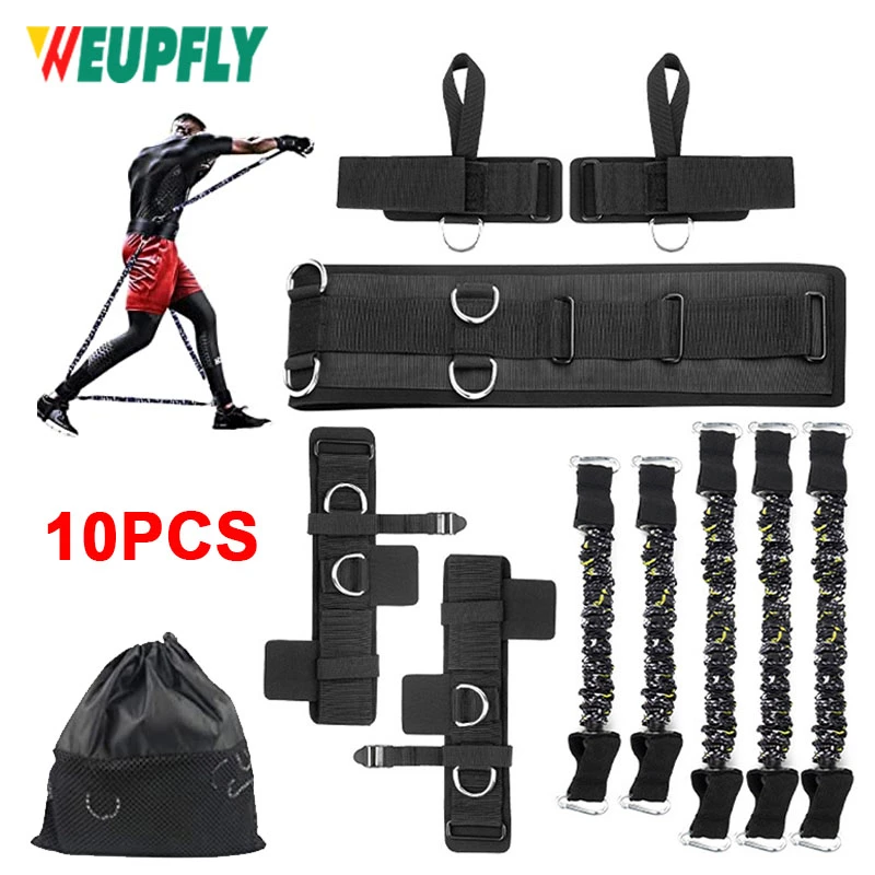 Boxing Training Resistance Band Set Enhance Explosive Power Strength ...