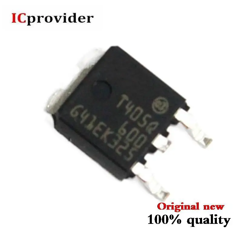 20pcs/lot T405 600B TR T405 600B T40560 TRIAC SENS GATE 600V 4A DPAK TO ...