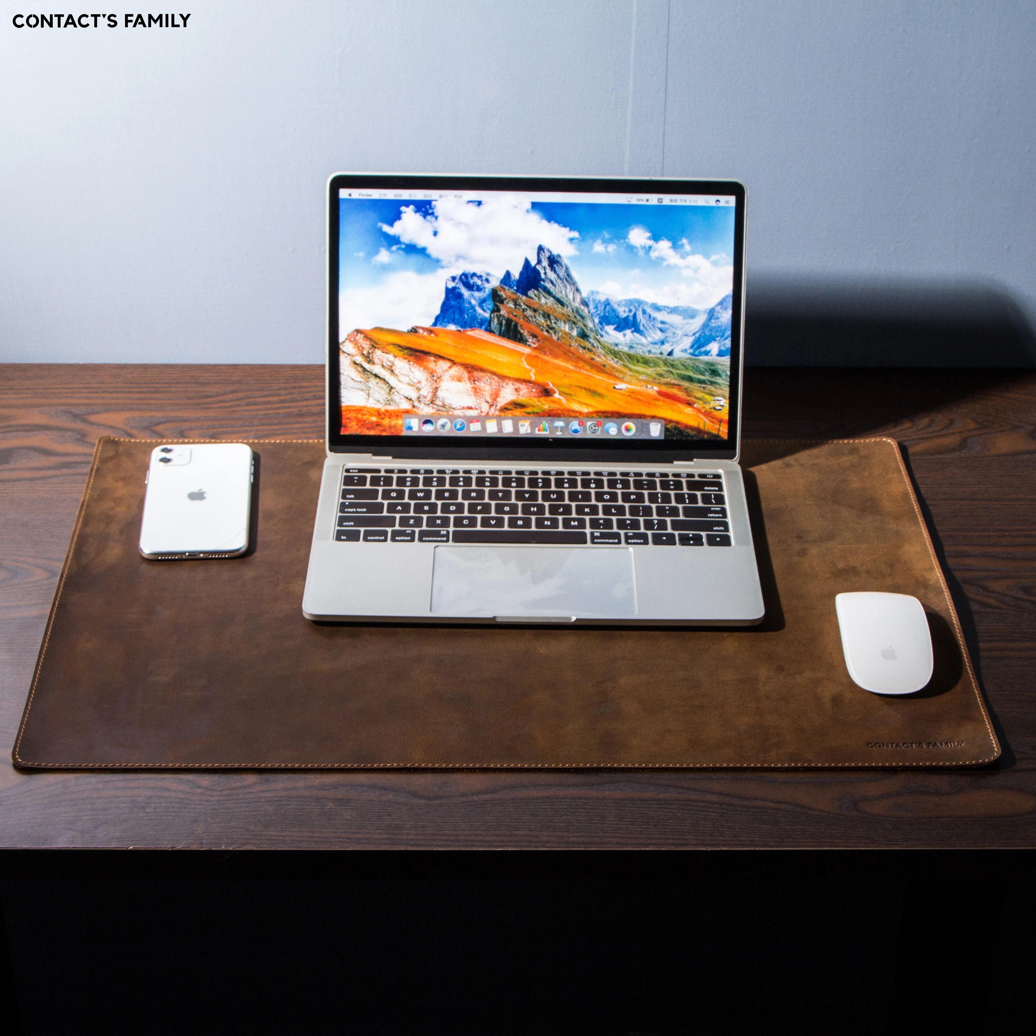 Handmade-Leather-Large-Office-Computer-Desk-Mat-Table-Keyboard-Big ...