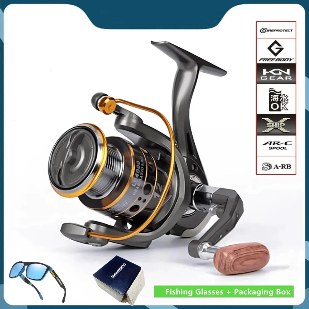 NEW-Japan-10Kg-Max-Drag-Power-Metal-Fishing-Reel-Spool-Grip-Saltwater ...