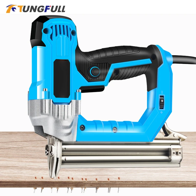 2300W-Electric-Nail-Gun-Tacker-Stapler-Power-Tools-Furniture-Electrical ...