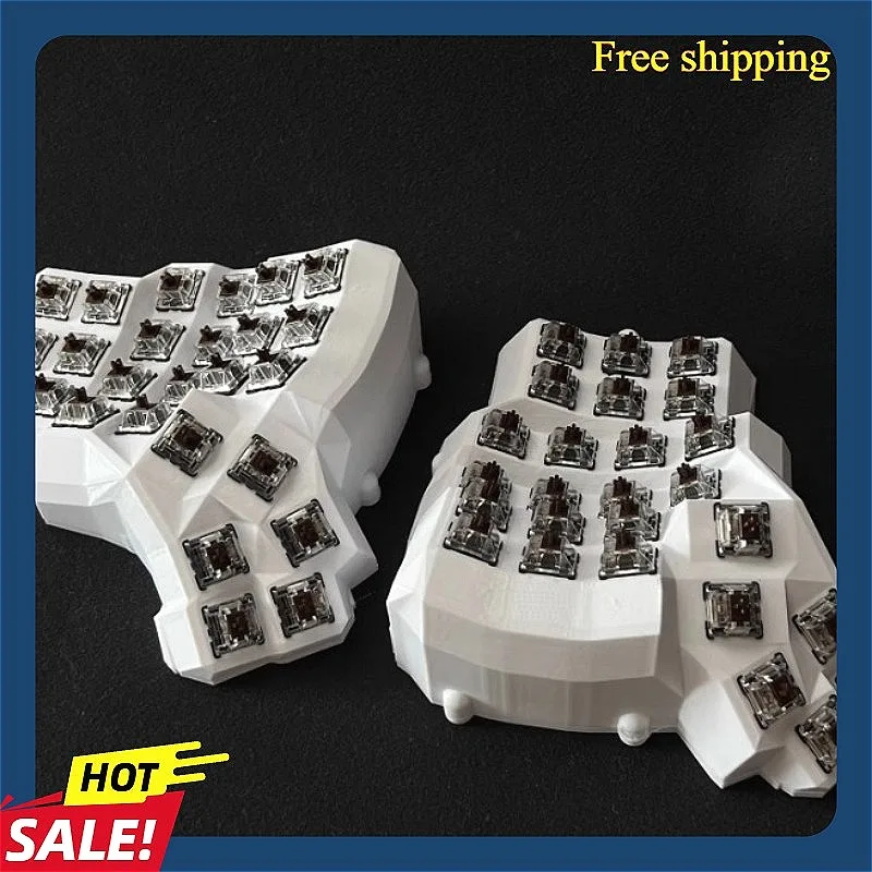 Dactyl Manuform 4x6 Curved Split Keyboard Kit Wired Solder Split ...