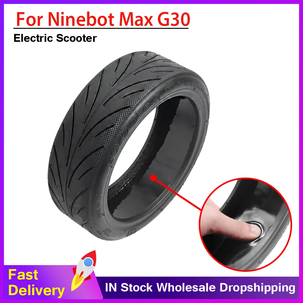 Tubeless-Tire-For-Ninebot-Max-G30-G30D-G30LP-Electric-Scooter-10inch-60 ...