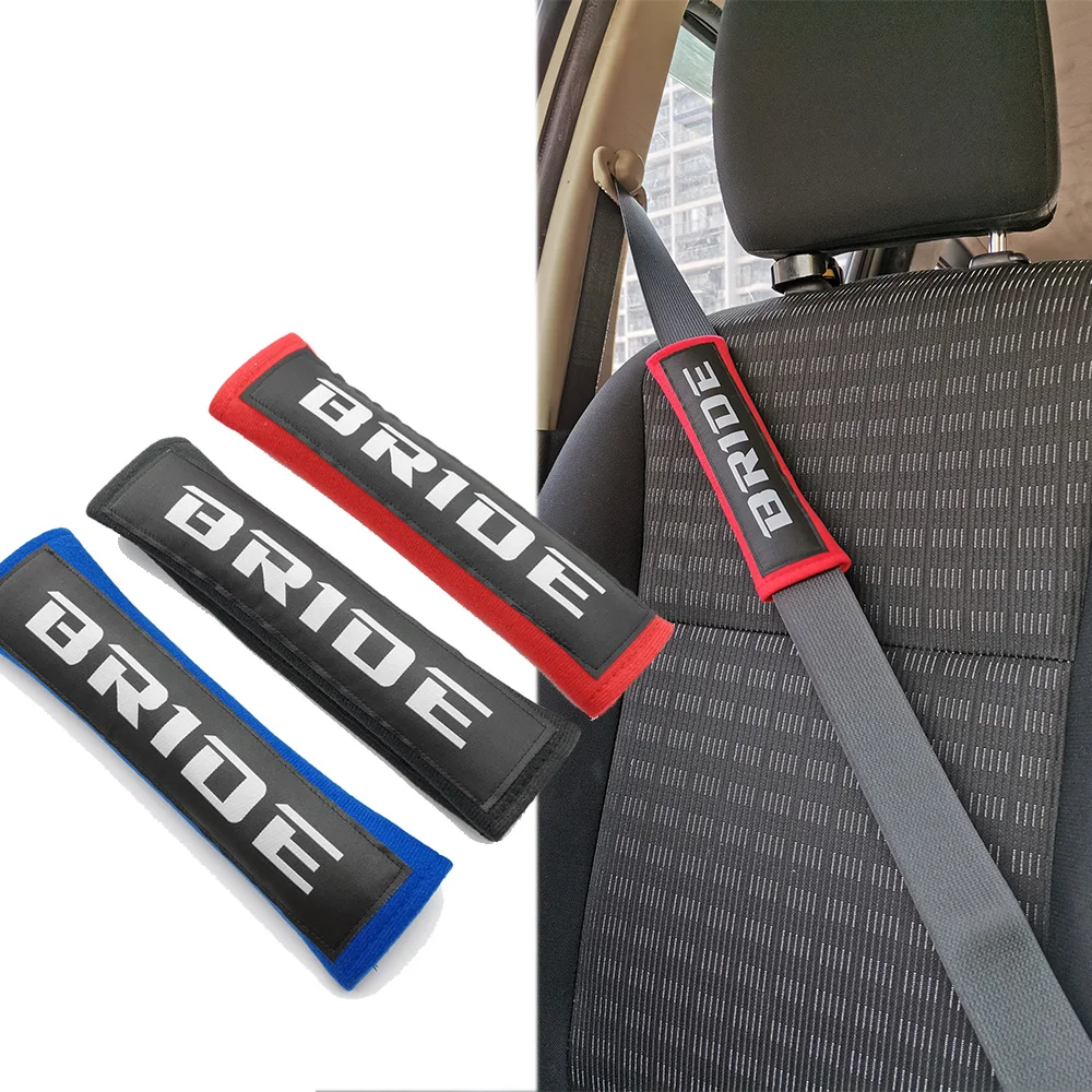 Hot-2pcs-JDM-Interior-Accessories-BRIDE-Racing-Car-Safety-Seat-Belt ...