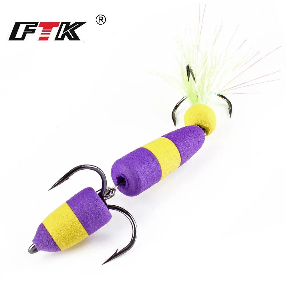 Fishing-Lure-Foam-Hook-Soft-Lure-SwimBait-Jig-Hook-Floats-for-Pike ...