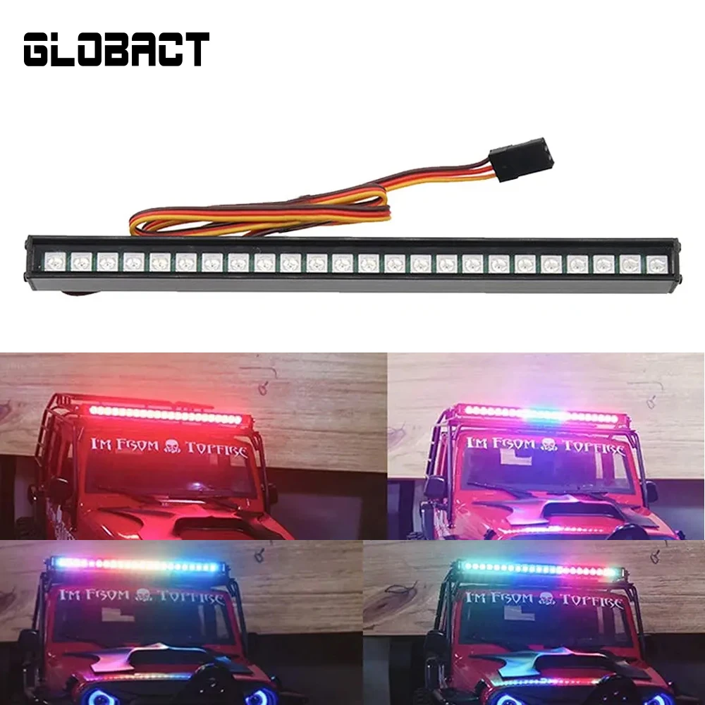 GLOBACT-RC-Light-Bar-24-Lamp-Beads-RC-LED-Headlights-20-Light-Modes ...