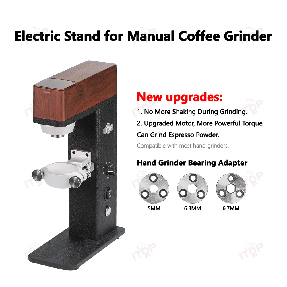 ITOP-MG-U-New-Upgrade-Electric-Stand-for-Hand-Coffee-Grinder-Variable ...