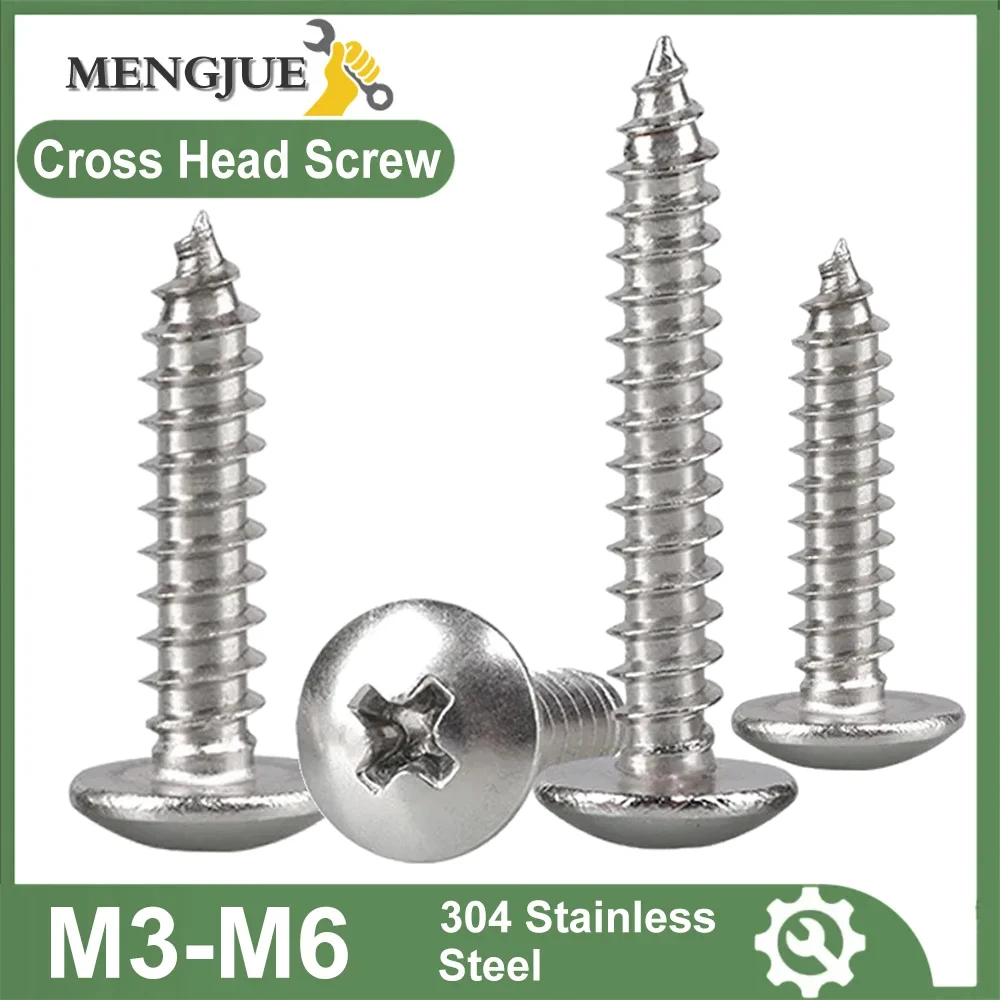 10-50pcs-M3-M3-5-M4-M5-M6-304-Stainless-Steel-Cross-Recessed-Truss-Head-Self.jpg