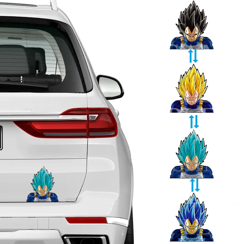 Vegeta Motion Sticker Dbz Anime Car Sticker Waterproof Decals For Cars ...