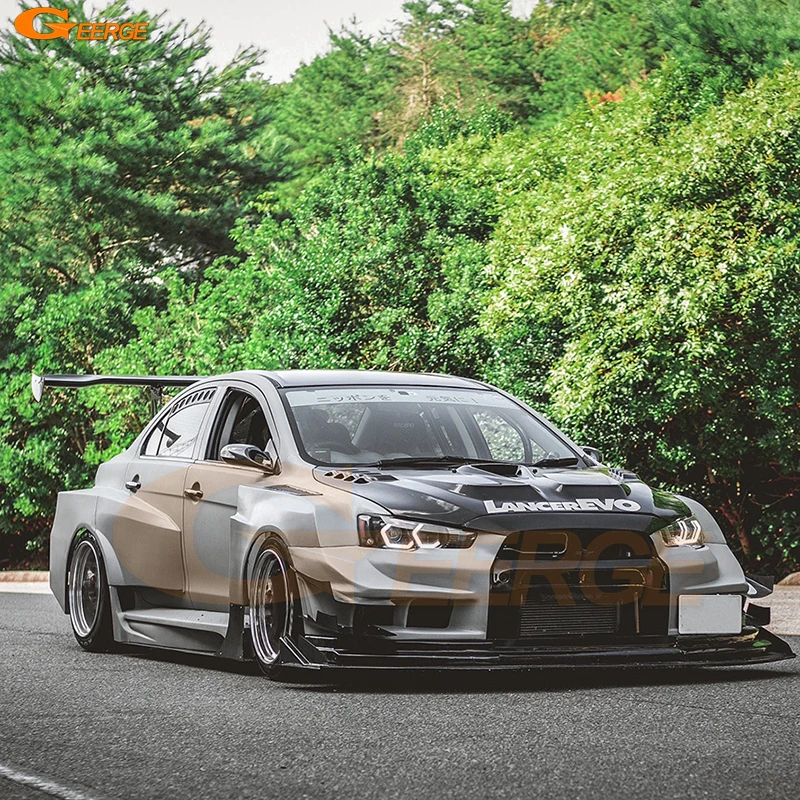 Kit-de-Ojos-de-ngel-Led-hexagonales-3D-para-Mitsubishi-Lancer-10-X-EVO ...