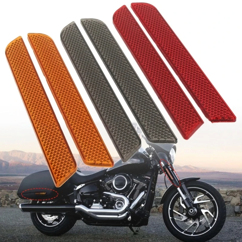 Motorcycle Front Fork Reflector Side Reflector Front No oxidation ...