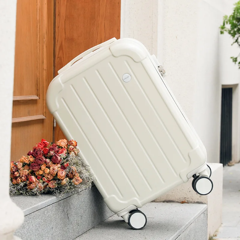 Travel-suitcase-set-with-small-bag-Women-trolley-luggage-case-on-mute ...