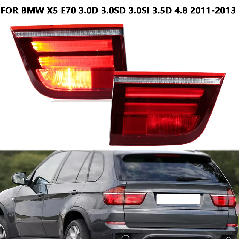 Inner Tail Light For BMW X5 E70 3.0d 3.0sd 3.0si 3.5d 4.8 2011 2012 ...